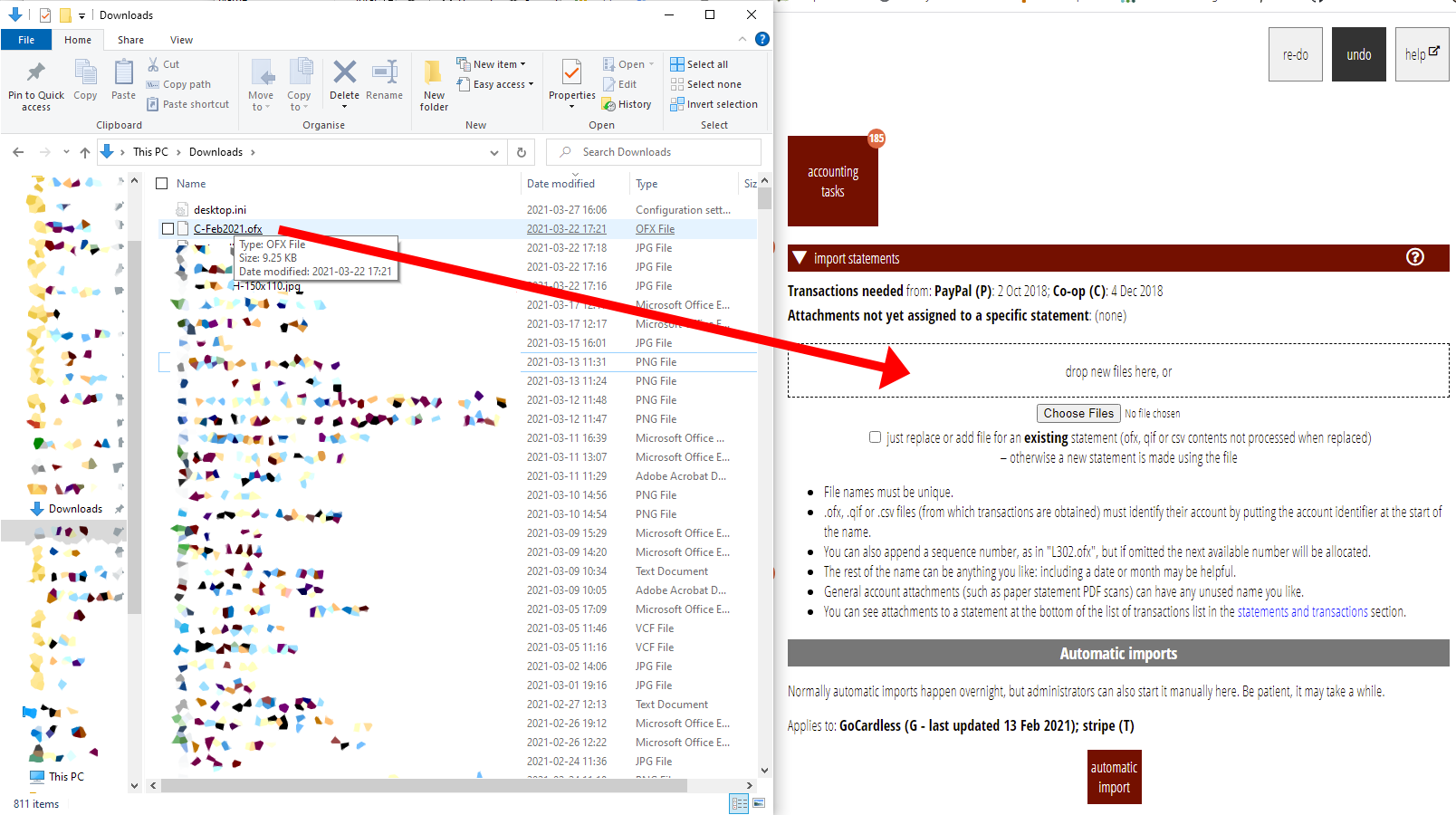 New bank statement import formats: qif and ofx : Cameo: membership ...